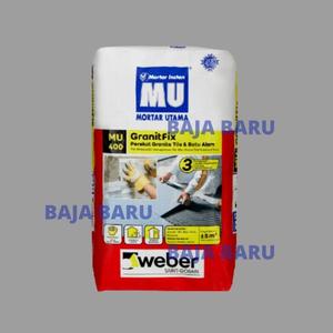 Jual MU 400 / MORTAR UTAMA / SEMEN PEREKAT GRANIT & BATU ALAM 25KG ...