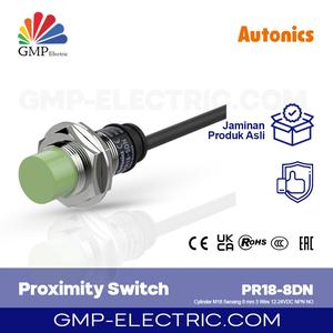 Jual Proximity Switch Autonics PR18-8DN M18 8 mm 3 Wire 12-24VDC NPN NO - Jakarta Barat - GMP ...