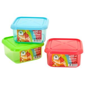 Jual Kotak Makanan Asteria Toples Segi Food Storage Container Green ...