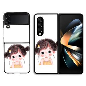 Jual Casing Casing Samsung Galaxy Z Flip Fold 3 4 5G Art children ...