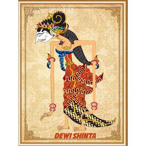 Jual Poster Wayang Kulit Dewi Sinta Hiasan Dinding - Sinta, 20x30CM ...