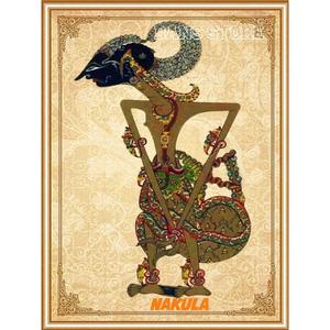 Jual Poster Wayang Kulit Nakula Hiasan Dinding W02 - NAKULA, 30X40CM ...
