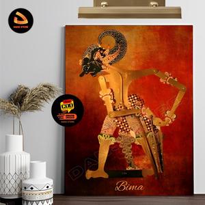 Jual Poster Wayang Bima Werkudara Bratasena Bimasena BM11 - BM11 ...