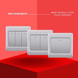 Jual Wallswitch Minimalis 2 Way 1 Way Saklar Lampu Rumah El Elegan ...
