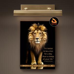 Jual Poster Singa Dan Kata Motivasi Lion Quotes Hiasan Dinding LQ5 ...