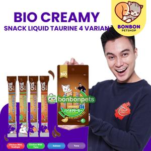Promo Bio Creamy Snack Kucing Isi 4 tuna Cemilan Kucing Cat Food Stick ...