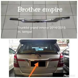 Jual TERBARU Trunklid trunk lid grand innova 2014/2015 model tempel ...