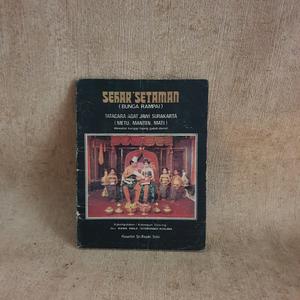 Jual Buku sekar setaman tatacara adat jawi surakarta - original - Jakarta Selatan - aulia tokped ...