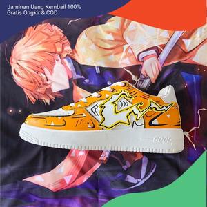 Jual Sepatu Pria Sneakers Anime Demon Slayer Tanjirou Zenitsu ...