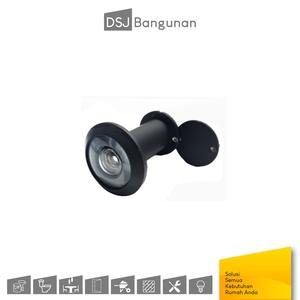 Jual Dekkson Door View DV 200 Matt Black / Lubang Intip Pintu - Kota ...