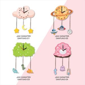 Jual Jam Dinding Karakter Gantung Dekorasi Kamar Anak Ruangan Rumah ...