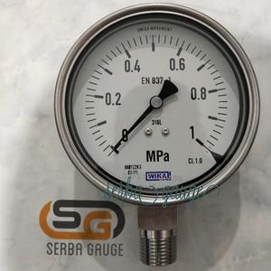 Jual wika pressure gauge wika 0-1 MPA 4 inch ss - Jakarta Barat - ERA SUKSESS | Tokopedia