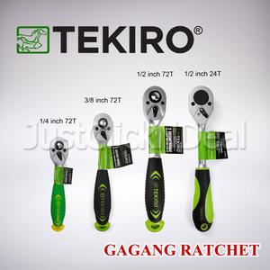Jual Tekiro Gagang Ratchet Karet 12 Inch 10 Inch Rubber Rachet Handle ...