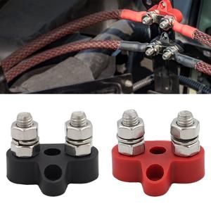 Jual 1/4" M6 M8 Terminal Block Stud 80A DC 48V Bus Bar Dual Power - Jakarta Barat - Ganesha ...