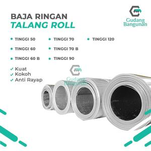 Jual SENG TALANG GALVALUM TALANG ROLL ANTI KARAT 50 METER B ECO ...