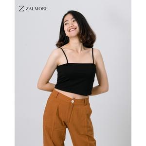 Jual Zalmore Spaghetti Strap Tanktop Premium Cotton - Tanktop Wanita ...