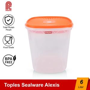 Jual PACIFIC Sealware Segi Toples Plastik 6 Liter Alexis PAC-SEALWARE ...