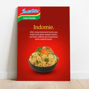 Jual Poster Indomie Arti Definisi Makna Instant Noodles Hujan - Kota ...