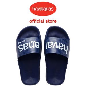 Promo Havaianas 0555 Slide Classic Logomania - Navy Blue - Sandal Pria ...