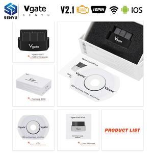 Jual Vgate iCar3 ELM 327 V2.1 OBD2 BT3.0-Wireless WIFI Scanner ELM327 ...