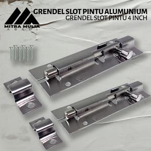 Jual Slot Pintu Putih l Jendela Plat Tebal Grendel 4 inci l Tower Bolt ...