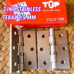 Jual Engsel 3 Inch Kodai/ engsel jendela top kodai ukuran 3 inc stanlis ...