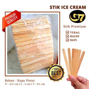 Jual Stick Es Krim Kayu Stik Ice Cream Gagang Premium Kayu Halus Tebal ...