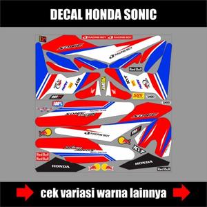 Jual Decal FullBody Honda Sonic 150 Livery Racing / Striping Stiker ...