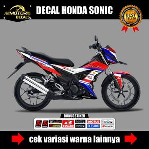 Jual Decal FullBody Honda Sonic 150 Livery Racing / Striping Stiker ...