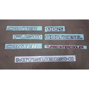 Jual Sticker Fuso Colt Diesel Canter 110Ps Turbo Intercooler Mitsubishi ...