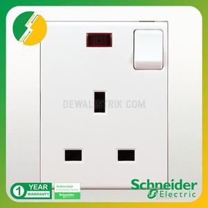 Jual Schneider 1 Gang Switched Socket with Neon 13A 250V (KB15N ...
