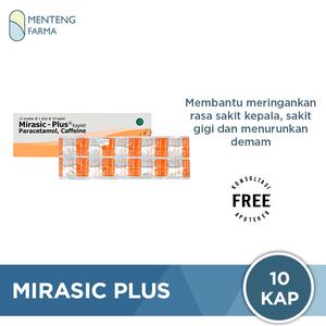 Jual Mirasic Plus 10 Kaplet - Obat Nyeri Demam dan Sakit Kepala ...