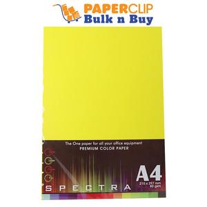 Jual KERTAS HVS WARNA SPECTRA FANCY CYBER 42363 A4 ISI 20 YELLOW ...