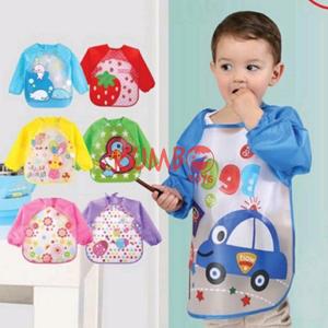 Promo Celemek Baju Anak Apron dan Melukis Karakter Lucu Bib Anti Air ...