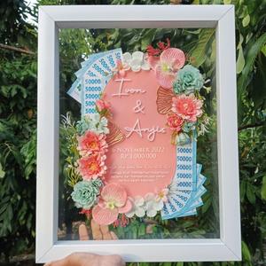 Jual Mahar Transparan Akrilik Mix Anggrek 30x40 Series Sage Green ...