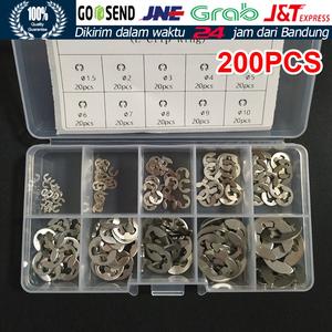Jual 200Pcs Snapring Type E / Snap Ring Type E 2 E1-E7-E8-E9-E10 Dll - 200pcs - Kota Cimahi ...