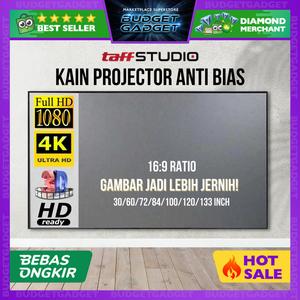 Jual TaffSTUDIO Kain Layar Proyektor Anti-light Ambient Screen Curtain ...