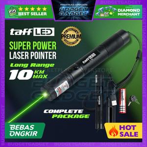 Jual TaffLED Laser Super Power Laser Pointer Long Range Beam Aluminium ...