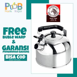 Jual teko ceret air panas bunyi stainless steel zebra 3,5 L SMART ...