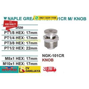 Jual Naple Nepel Nipple Grease NGK-101CR Model Knob PT1-8 HEX 17mm ...