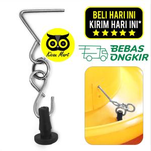 Jual Rantai pengait tempat pakan ayam ternak kawat besi hang clip TRA ...
