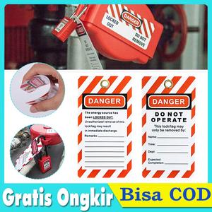 Jual Lockout Tag Safety Tag Out Loto PVC - Danger Do Not Operate ...