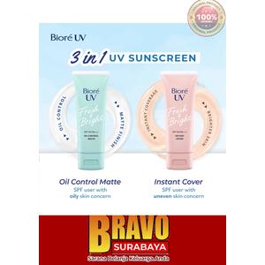 Jual Biore UV Fresh & Bright Sunscreen SPF 50+ PA+++ - Instant Cover ...