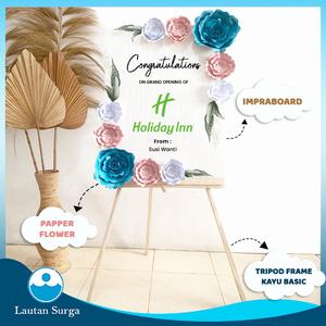 Jual Standing Bunga Papan Flowerboard Kertas Grand Opening 60x80cm ...