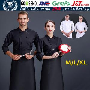 Jual Baju Koki Baju Chef Seragam Koki Seragam Chef Kemeja Koki Pria ...