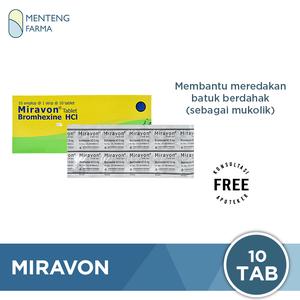 Jual Miravon 10 Tablet - Untuk Batuk Berdahak - Jakarta Pusat - Menteng ...