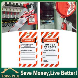 Jual Security Tagout Tag Safety DO-NOT-OPERATE Remark Card Label ...