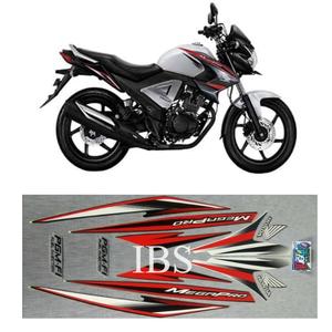 Jual STRIPING STANDAR HONDA MEGAPRO MEGA PRO FI PUTIH MERAH 2013 2014 ...