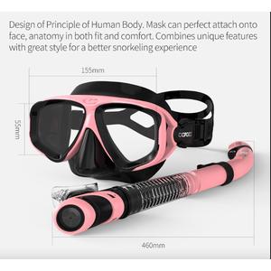 Jual Alat Snorkeling Masker Diving Masker Kacamata dan Snorkel Full Dry ...