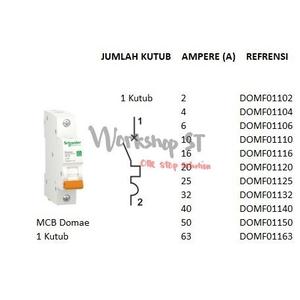 Jual Domae Miniature Circuit Breaker (MCB) DOMF01102 - Kab. Tangerang ...